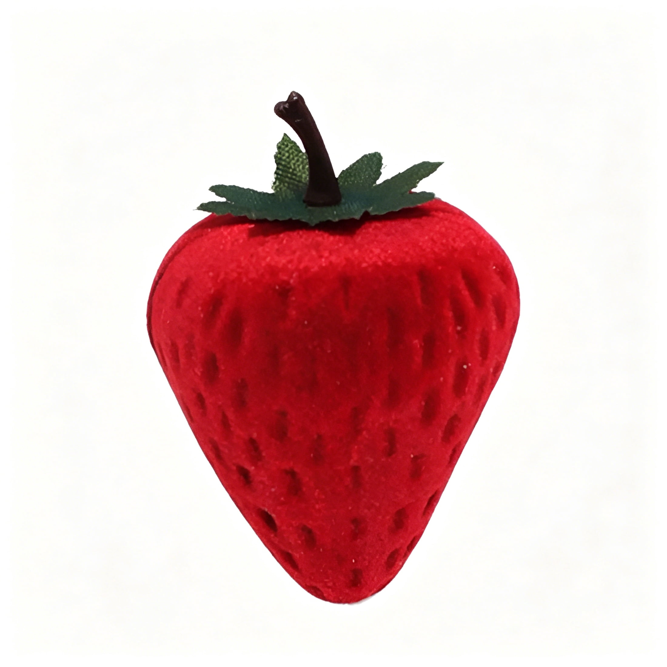XIBUFE 2026 New Red Velvet Strawberry Ring Box: Mini Jewelry Organizer ...