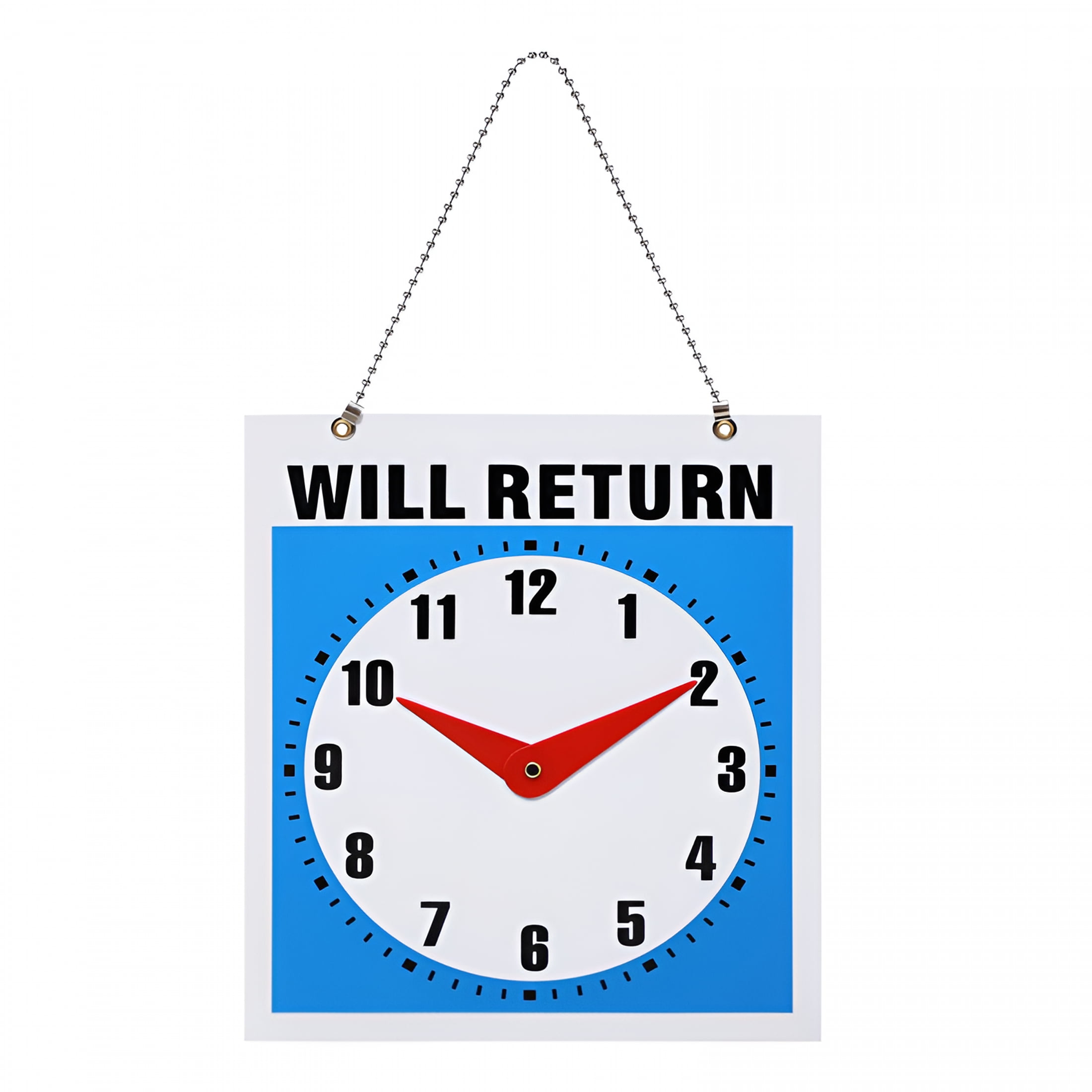 XIBUFE 2026 New Will Return Sign with Clock the Office Ornaments ...