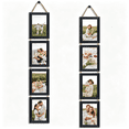 XIBUFE Black 4X6 Hanging Picture Frames Set of 2,4 Openings Collage ...