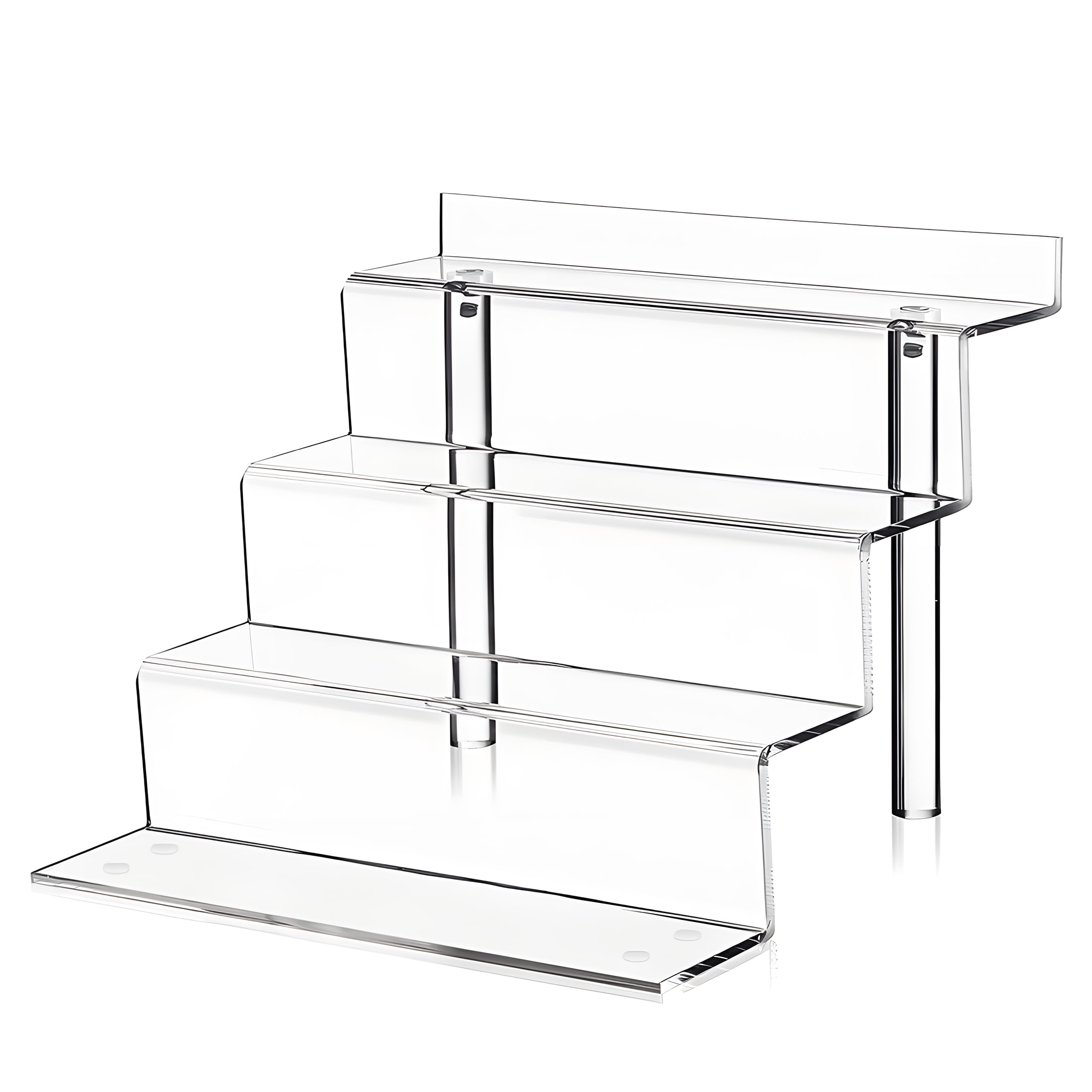 XIBUFE Display Risers,Stepped Acrylic Display Shelf for Collectibles ...
