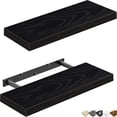 XIBUFE Floating Shelves for Wall Bathroom Shelf Bedroom Kitchen Living ...