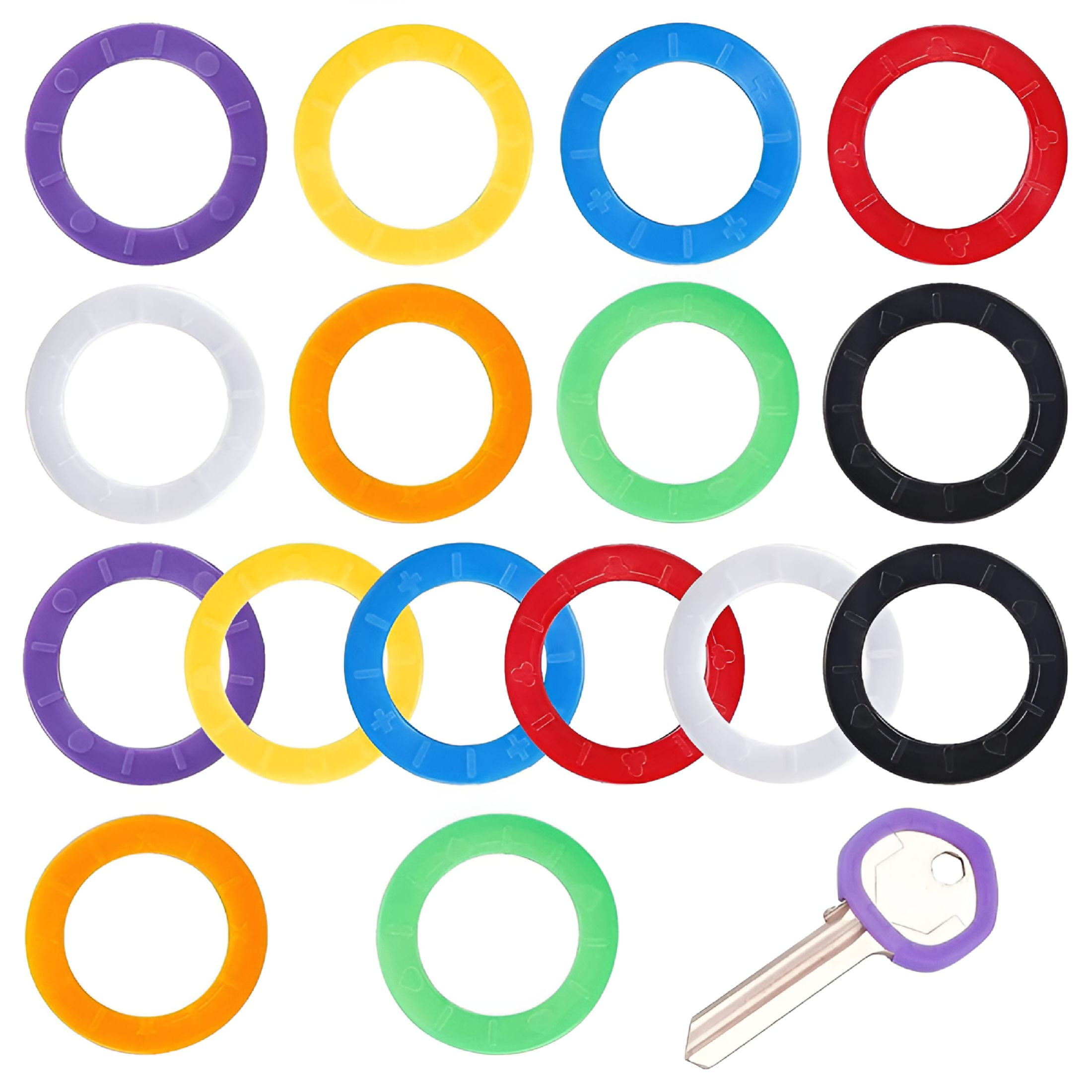 XIBUFE Key Covers Caps, Key Identifier Caps, Round Key Caps, Flexible ...