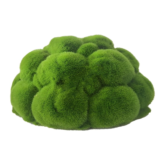 XIBUFE Moss Balls,Flattened Half-Sphere Design Moss Balls,Evergreen All ...