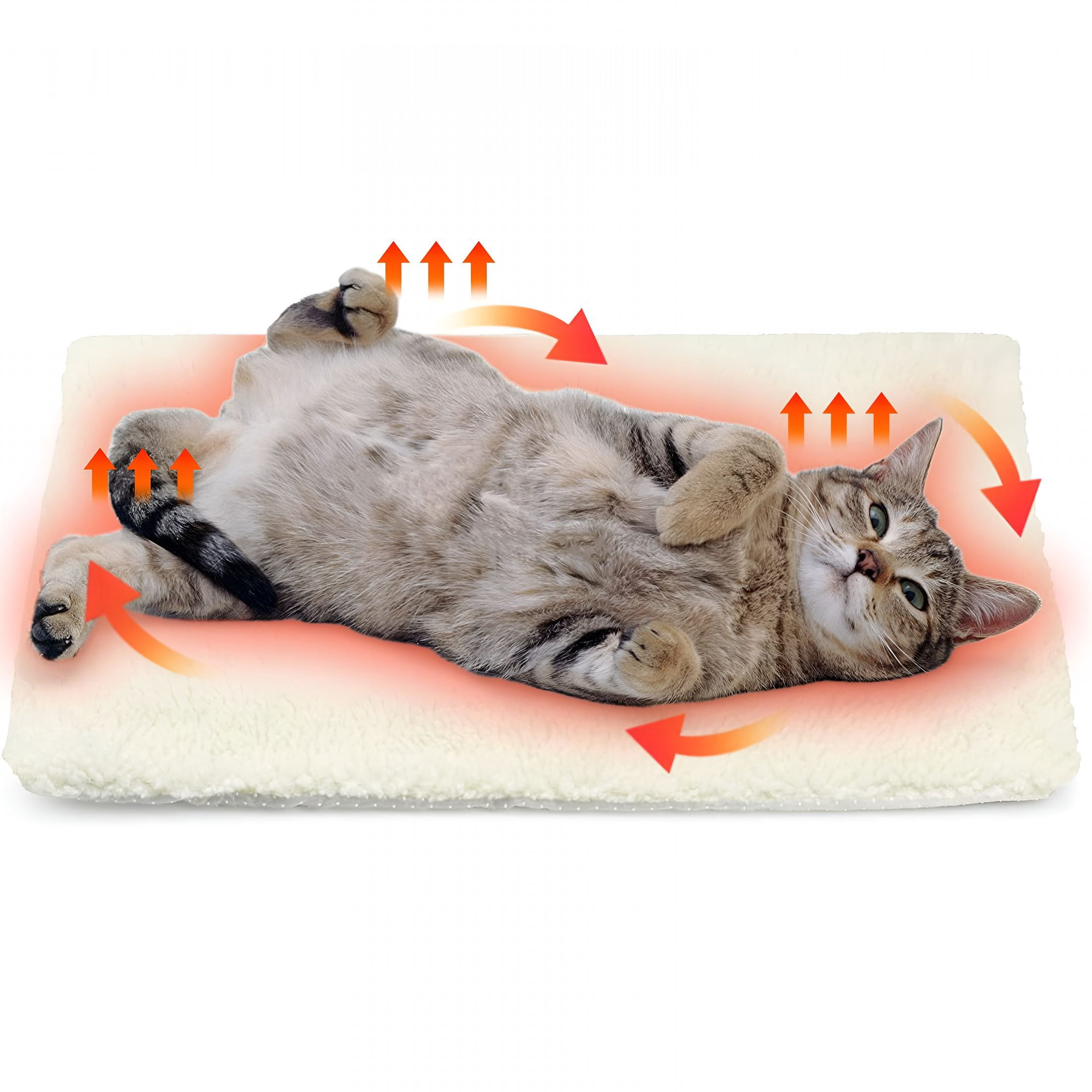XIBUFE Self Warming Cat Bed Self Heating Cat Bed Self-Heating Thermal ...
