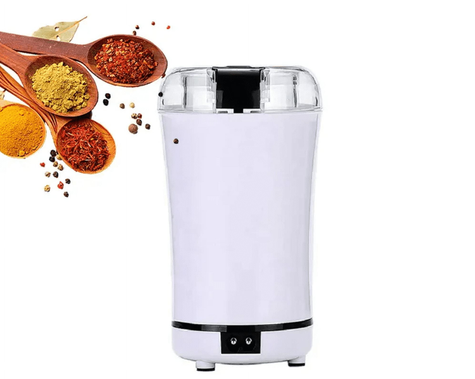 XIBUZZ Small Quiet Durable Portable Electric Coffee Grinder with Brush ...