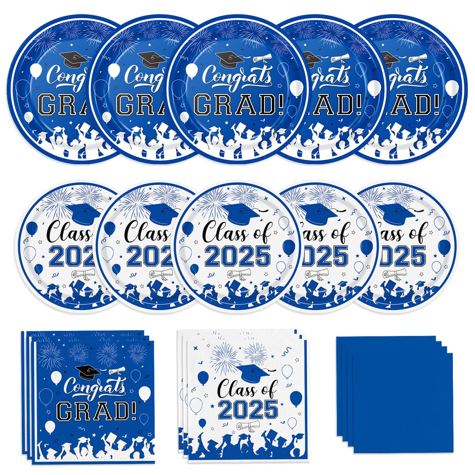 XIENBLOC Graduation Party Plates Napkins 2025 Graduation H2FSDParty ...