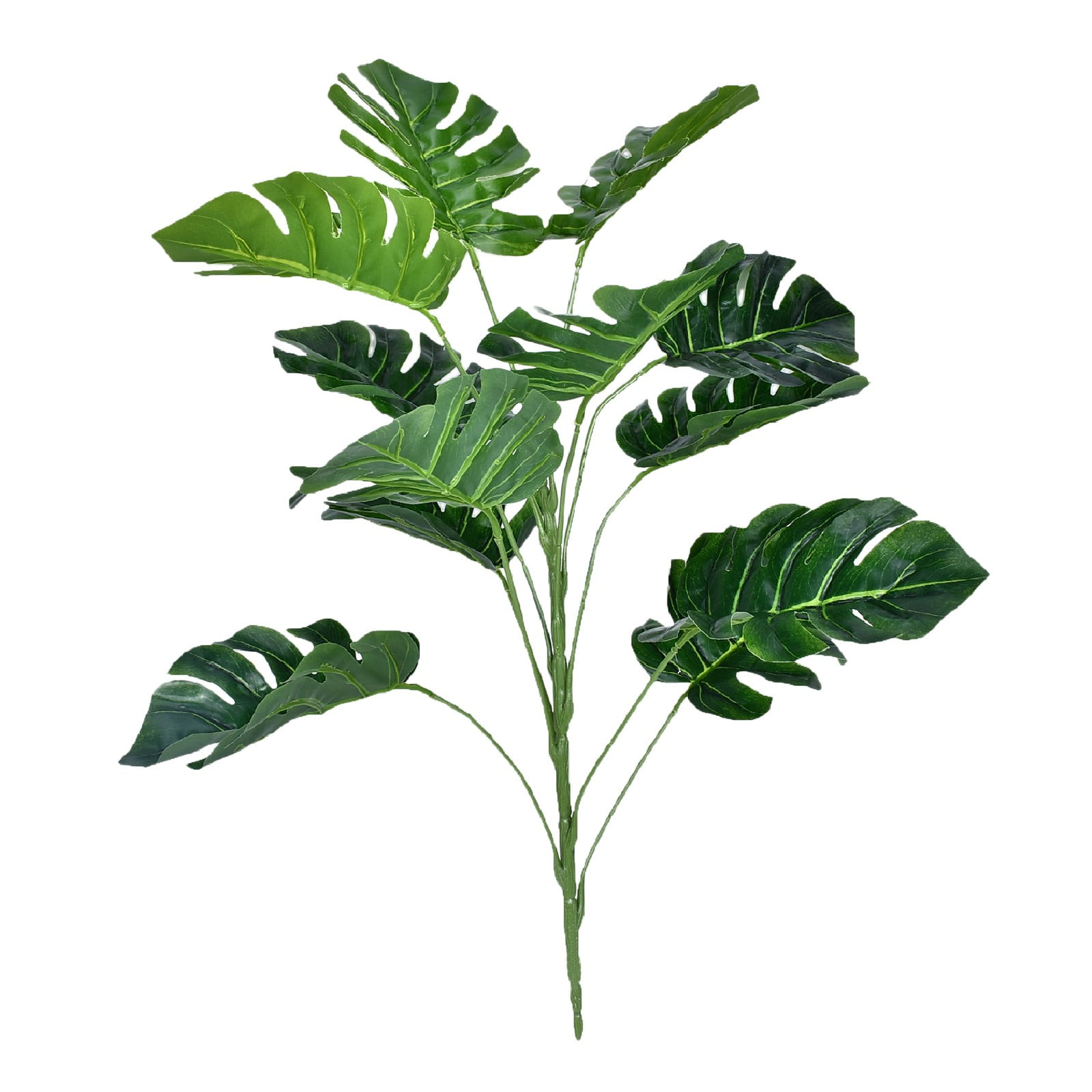 XIEULQP 12-Heads Artificial Latex Plants with Realistic Texture - Faux ...