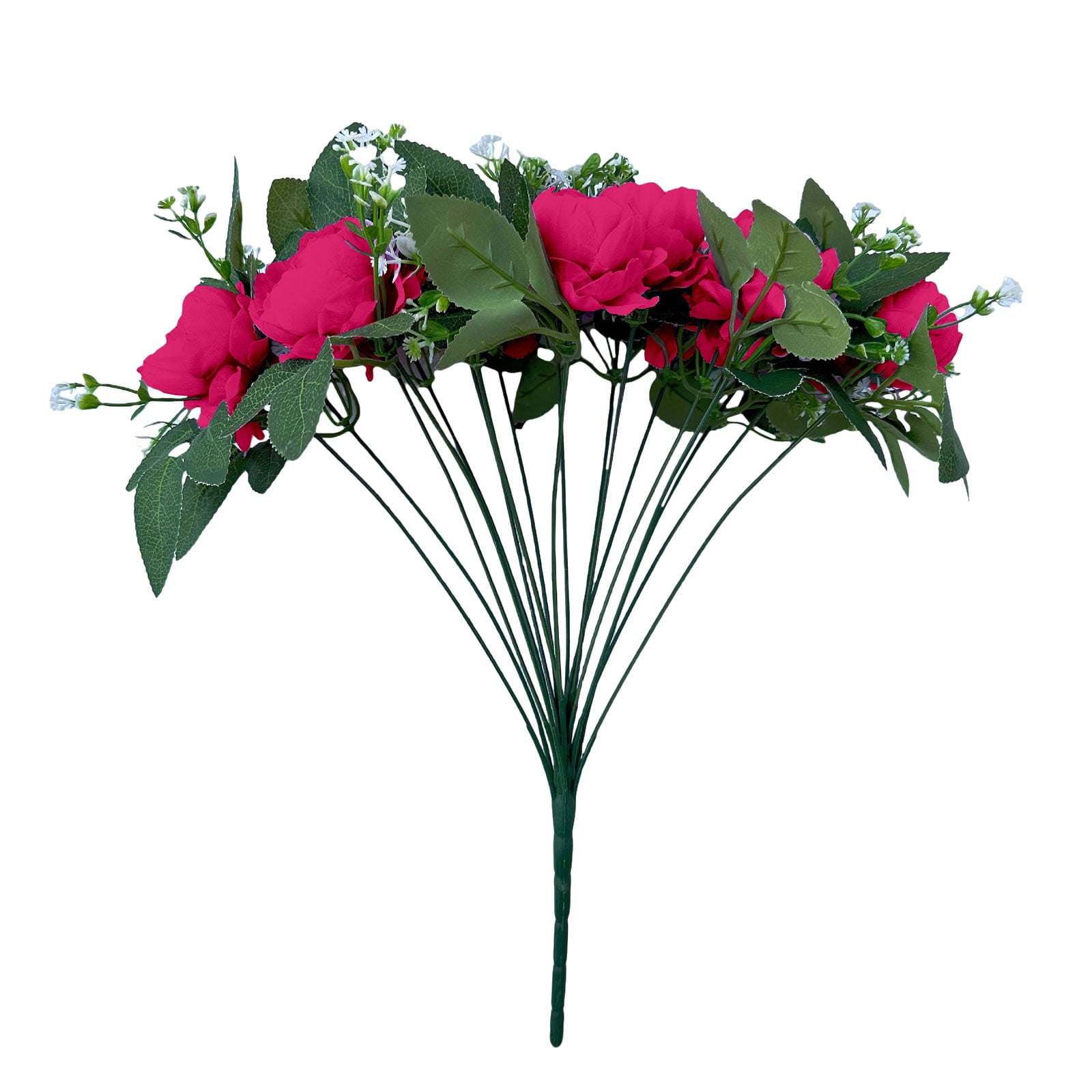 XIEULQP 18-Head Exquisite Peony Flower Arrangement for Wedding Tables ...
