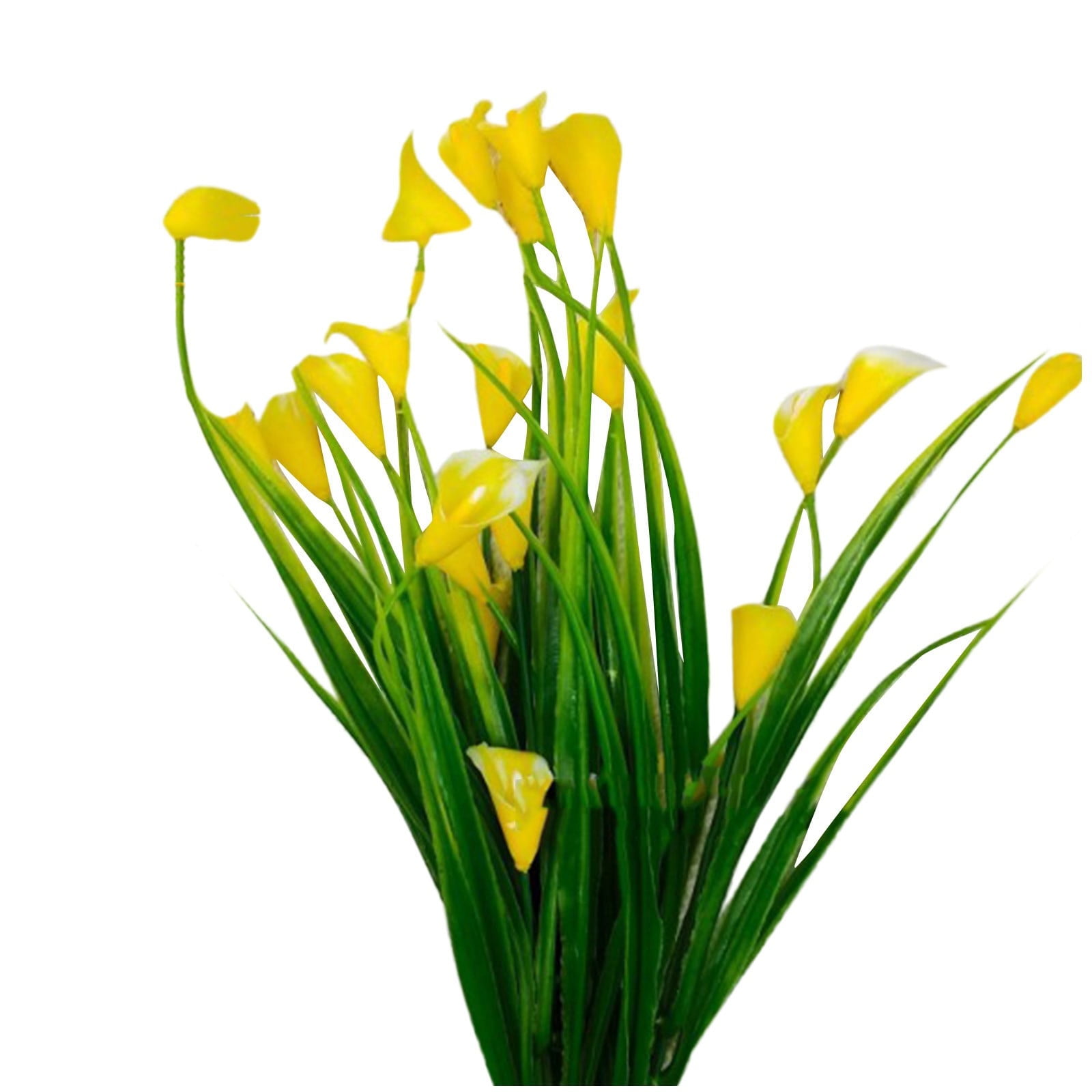 XIEULQP 2-Bundle Artificial Outdoor Greenery Shrubs - Plastic Foliage ...