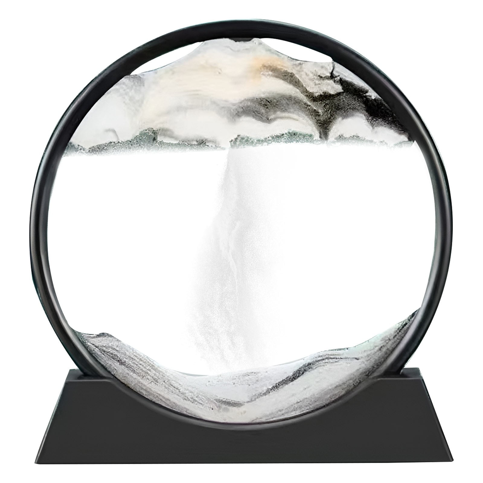 XIEULQP 3D Dynamic Ocean Art Sandscape - 200ml Round Glass Desktop ...