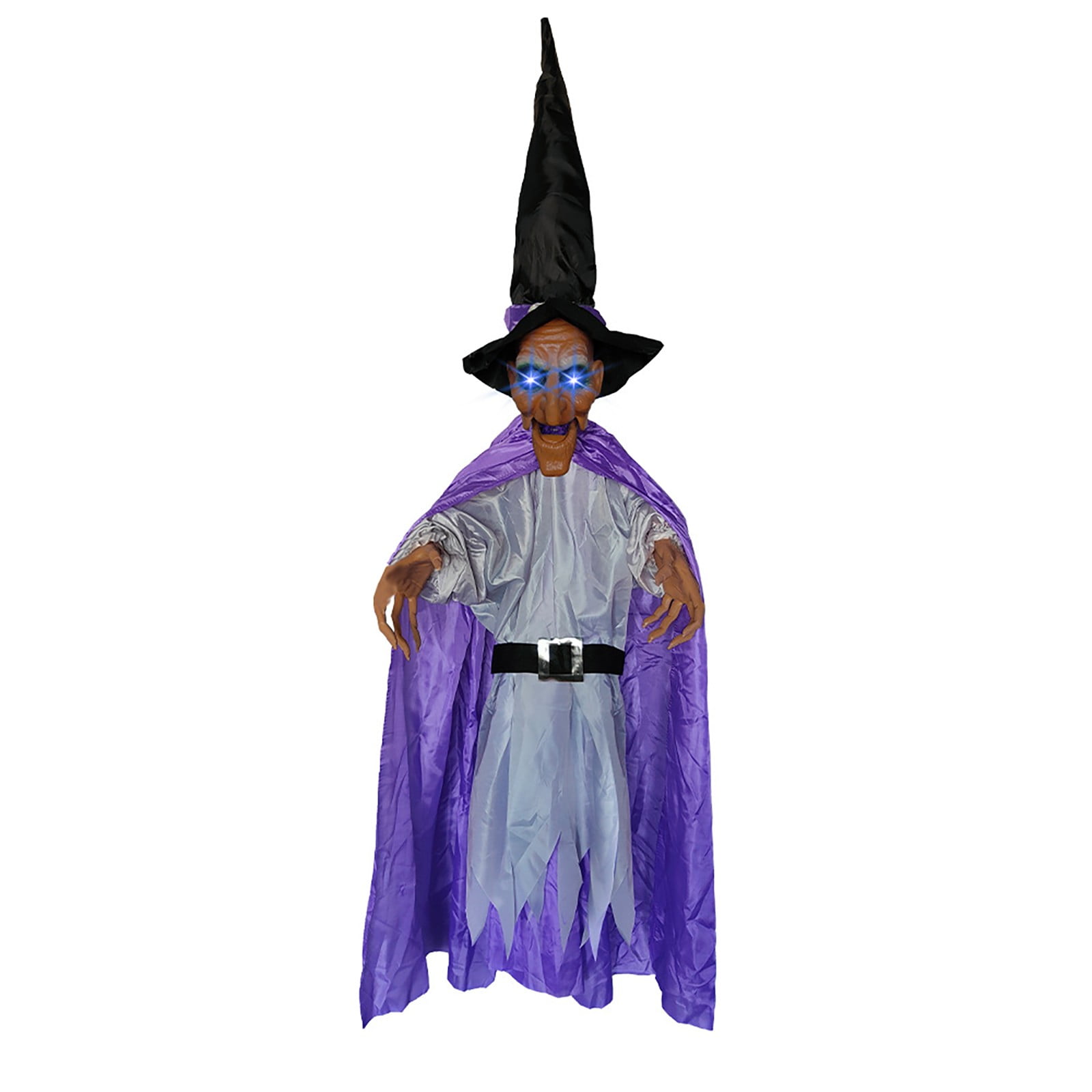 XIEULQP 70-Inch Animatronic Flying Witch Prop (2025) - Life-Size ...