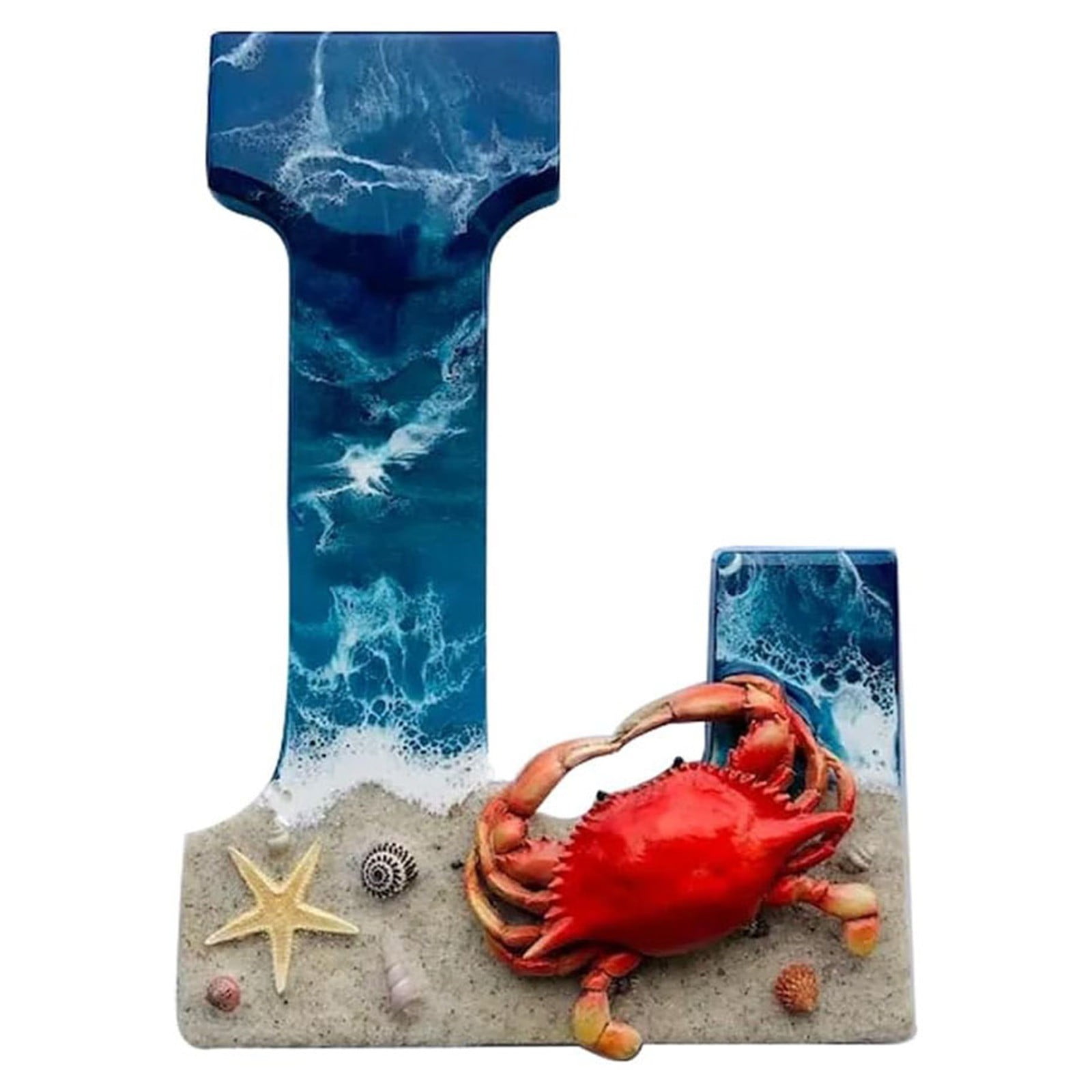 XIEULQP Beach Letters A-Z Decor, Beach Style Standing Resin Letters for ...