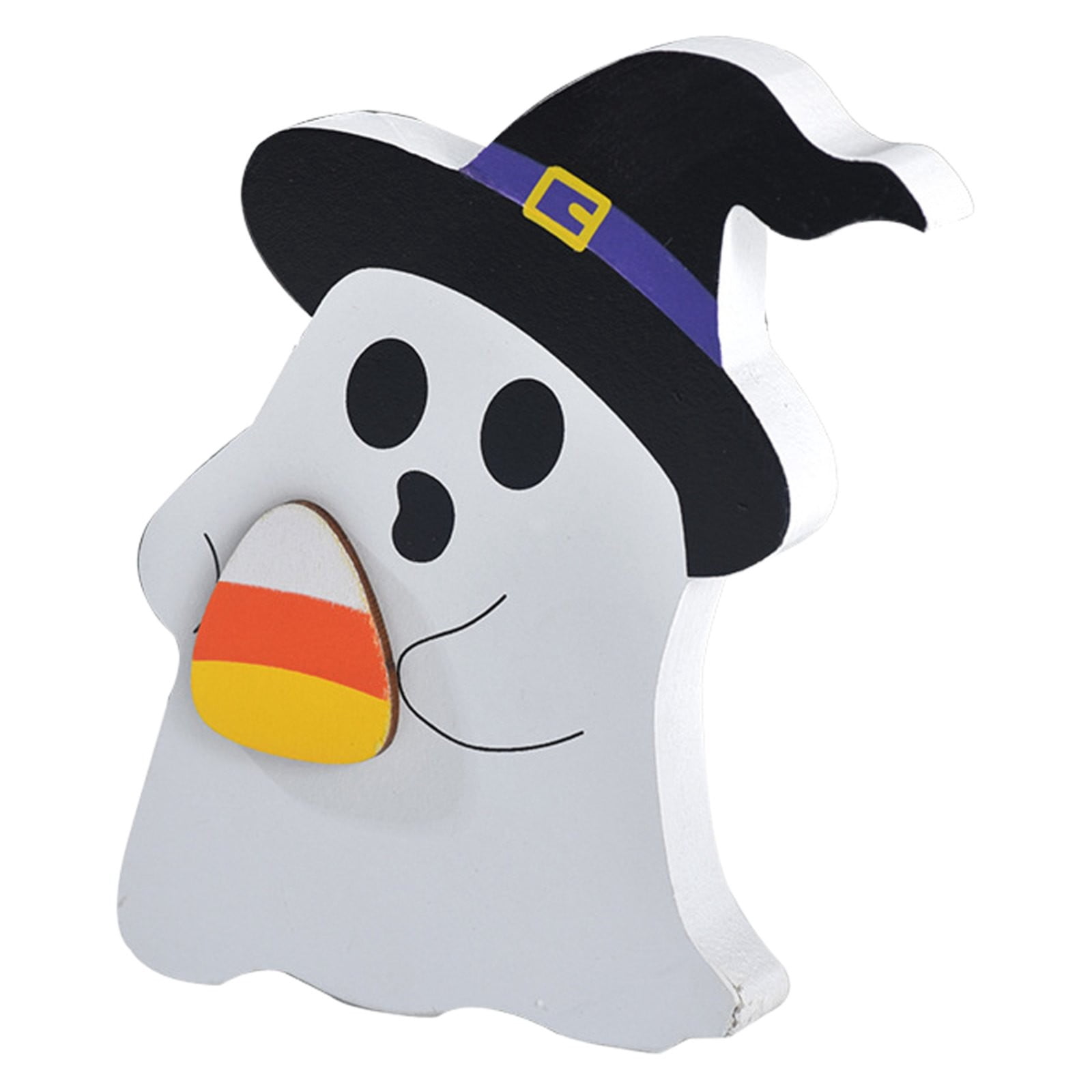 XIEULQP Cute Ghost Halloween Decorations Wood Indoor, Wooden Tiered ...