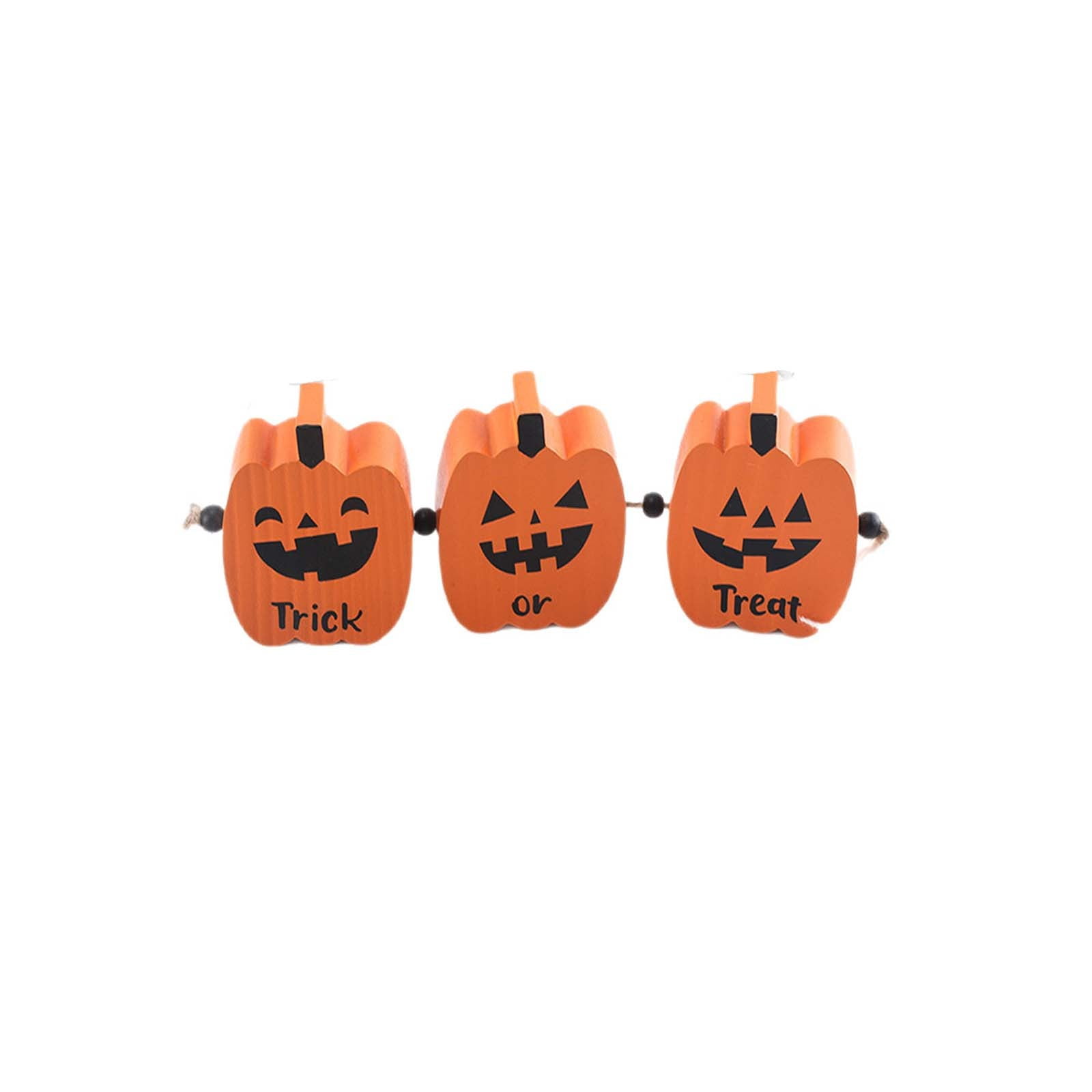 XIEULQP Cute Ghost Halloween Wooden Signs Table Decor, White Ghost ...
