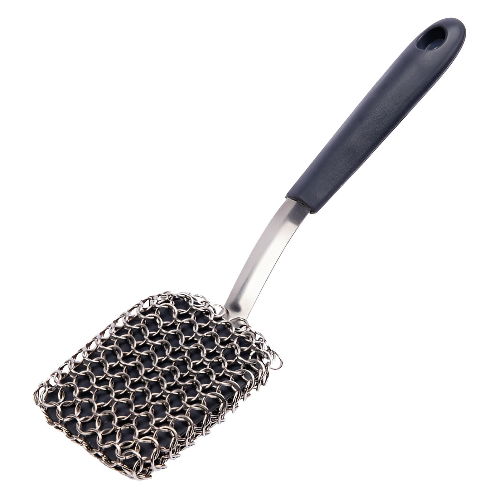 XIEULQP Heavy-Duty Chain Mail Grill Scrubber with Rust-Resistant ...