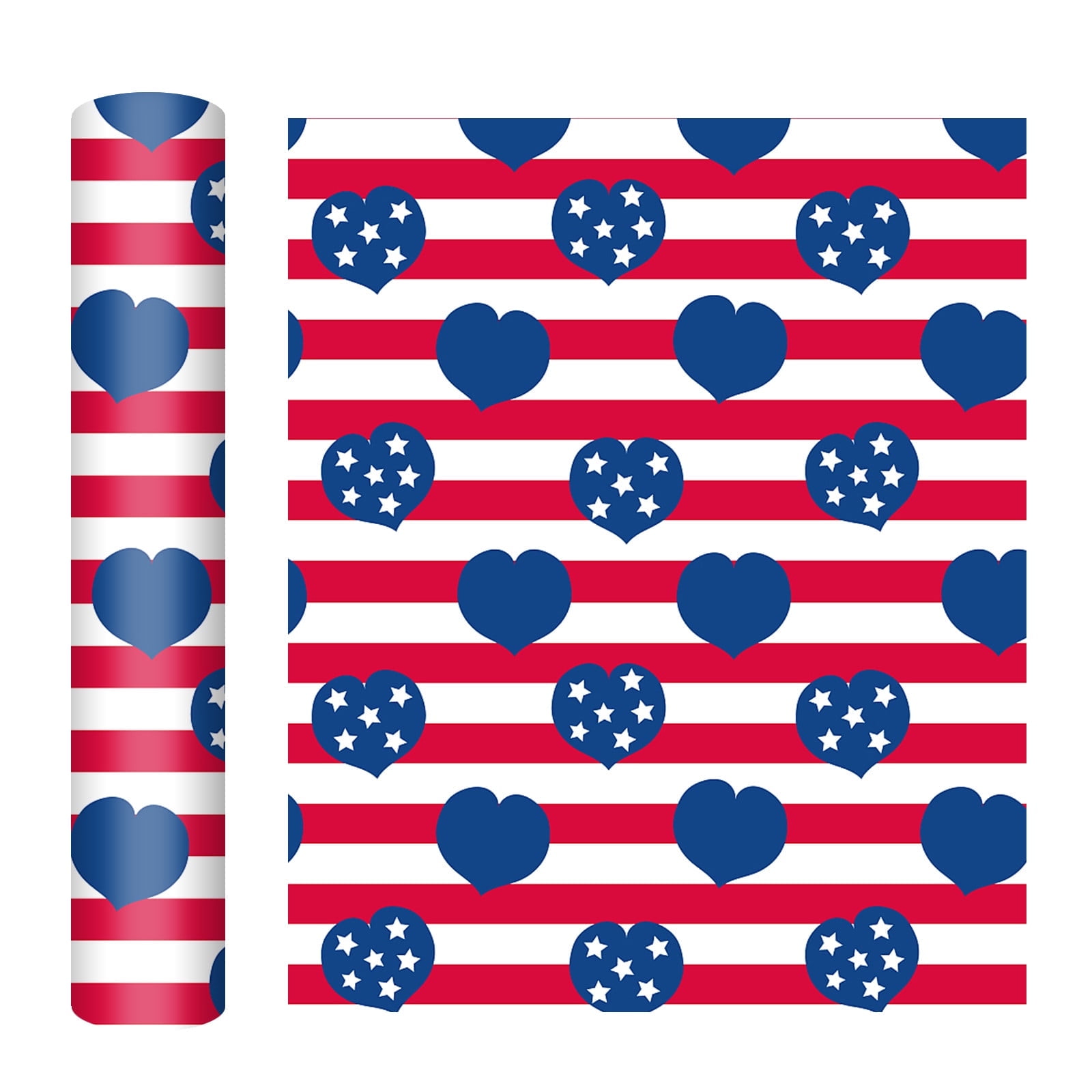 XIEULQP Independence Day Holographic Heat Transfer Vinyl, Patriotic ...