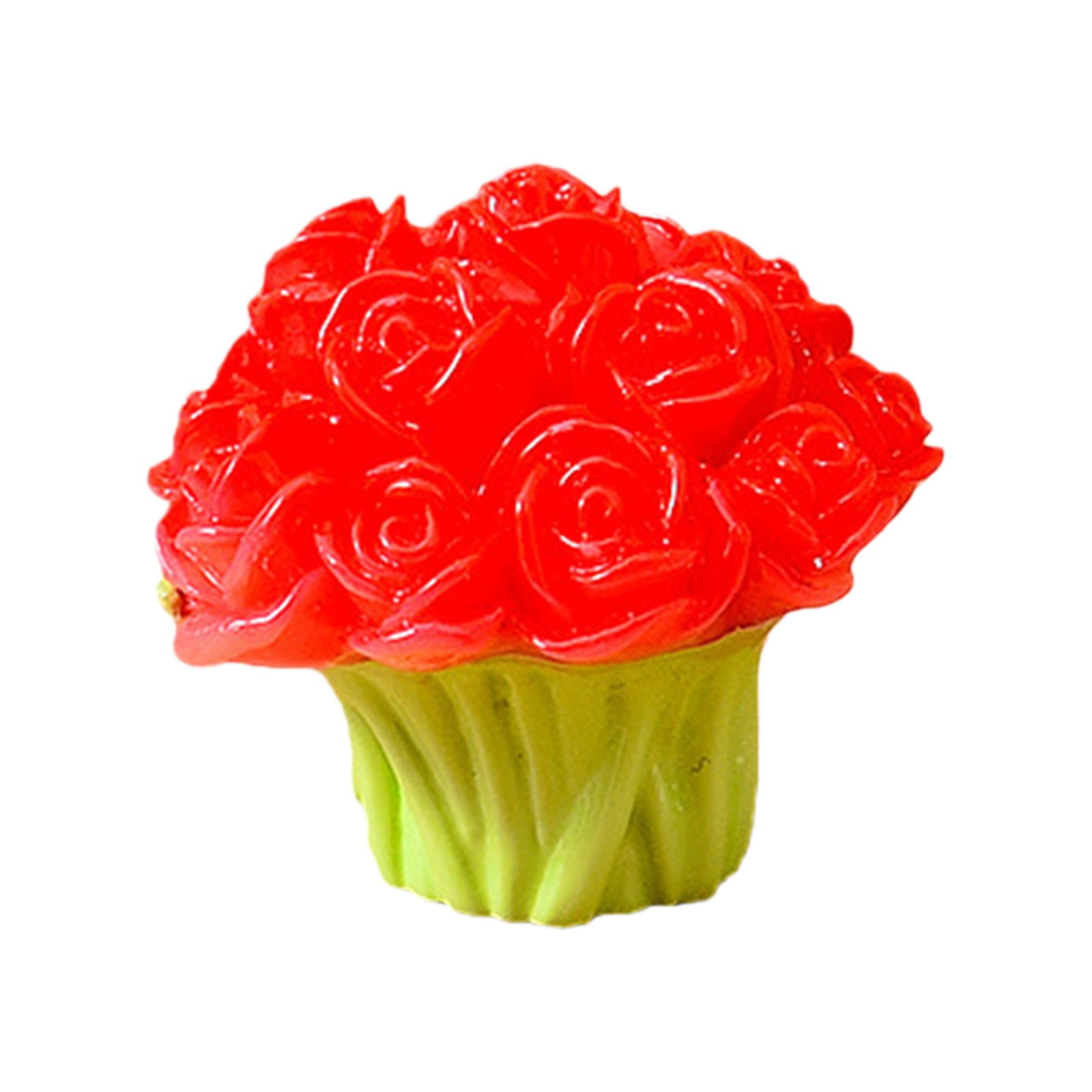 XIEULQP Mini Resin Flowers for Crafts, Cute Small Tiny Flatback Resin ...