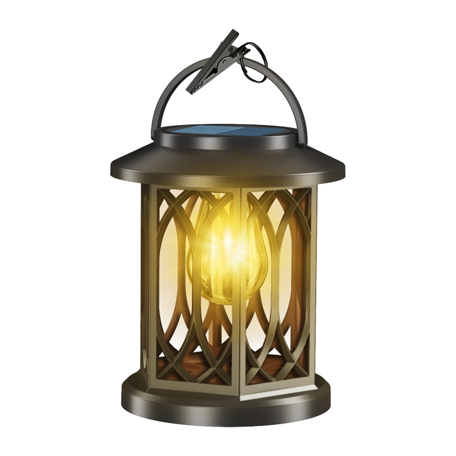 XIEULQP Solar Flickering Flame Lantern Outdoor Lights , Waterproof ...
