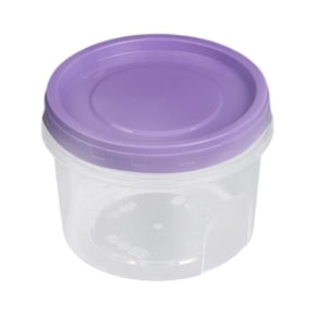 Plastic Screw Top Containers for Home Storage and Organization