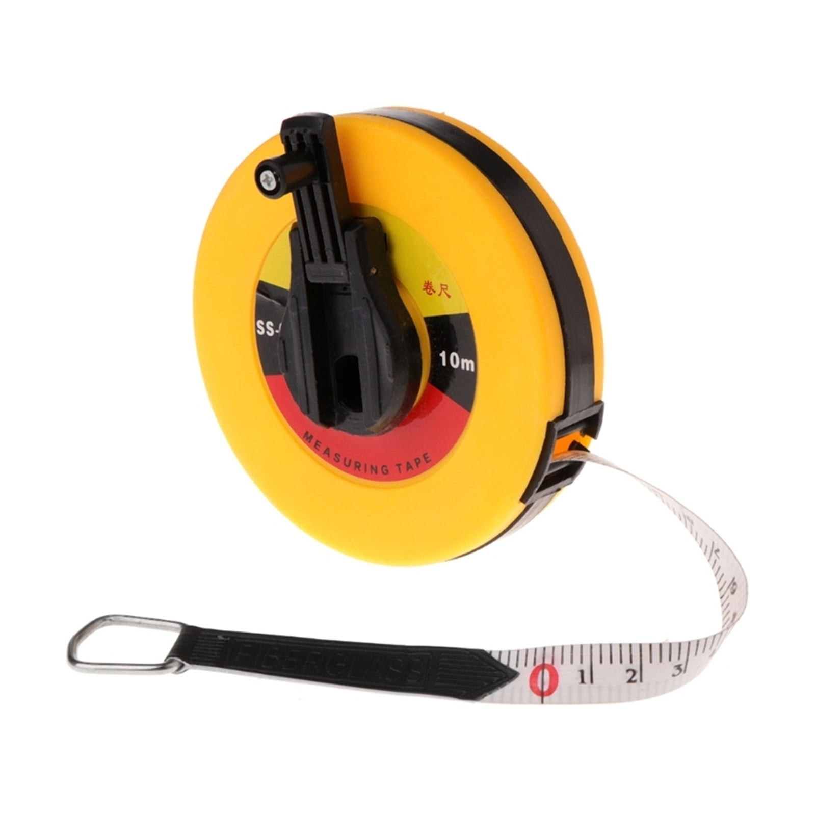 XIEZD Fiber Measuring Tape 10/15/20/30m Hand-held Disc Flexible Ruler ...