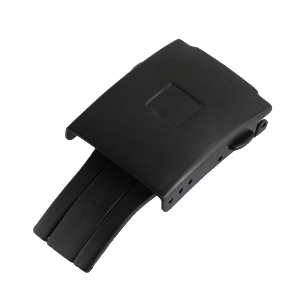 XIEZD T013 T048 Rubber Strap Double Push 20mm Silver Black Solid ...