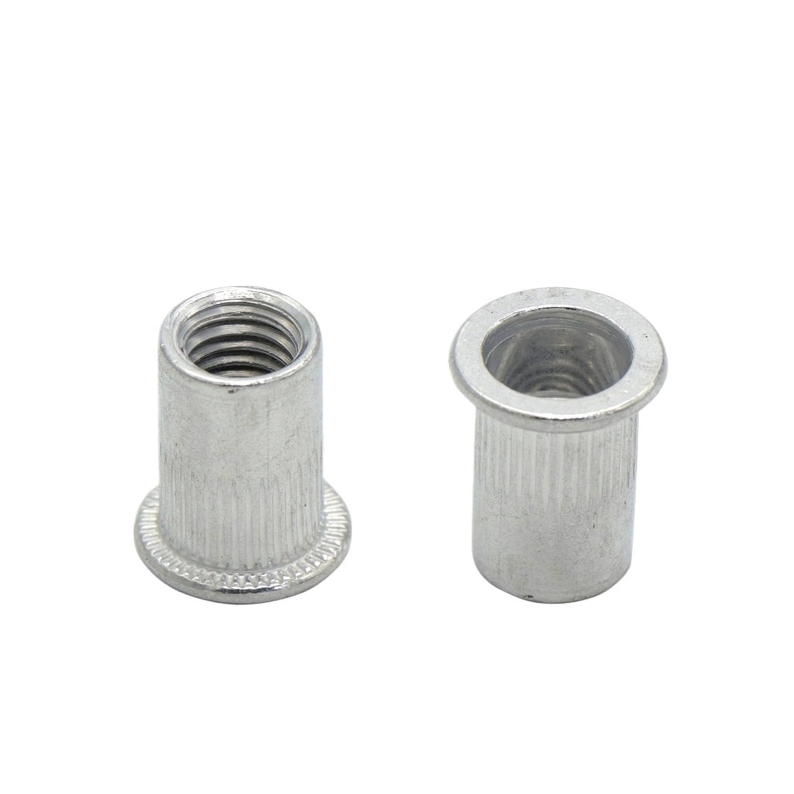XIEZHID 20Pcs M3 M4 M5 M6 M8 M10 M12 Aluminum Alloy Rivnut Flat Head ...