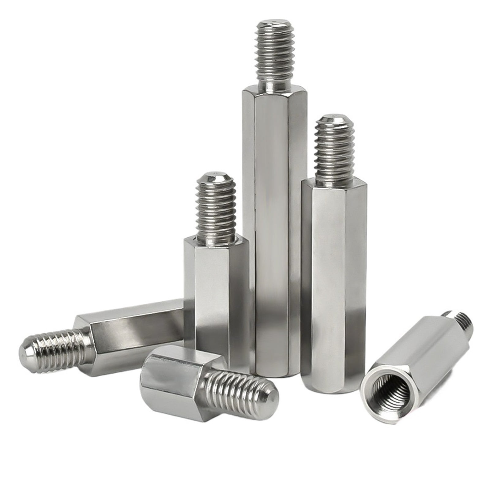 XIEZHID 304 Stainless Steel Standoff PCB Support Male Female Hex Board Spacing Screw Column ...