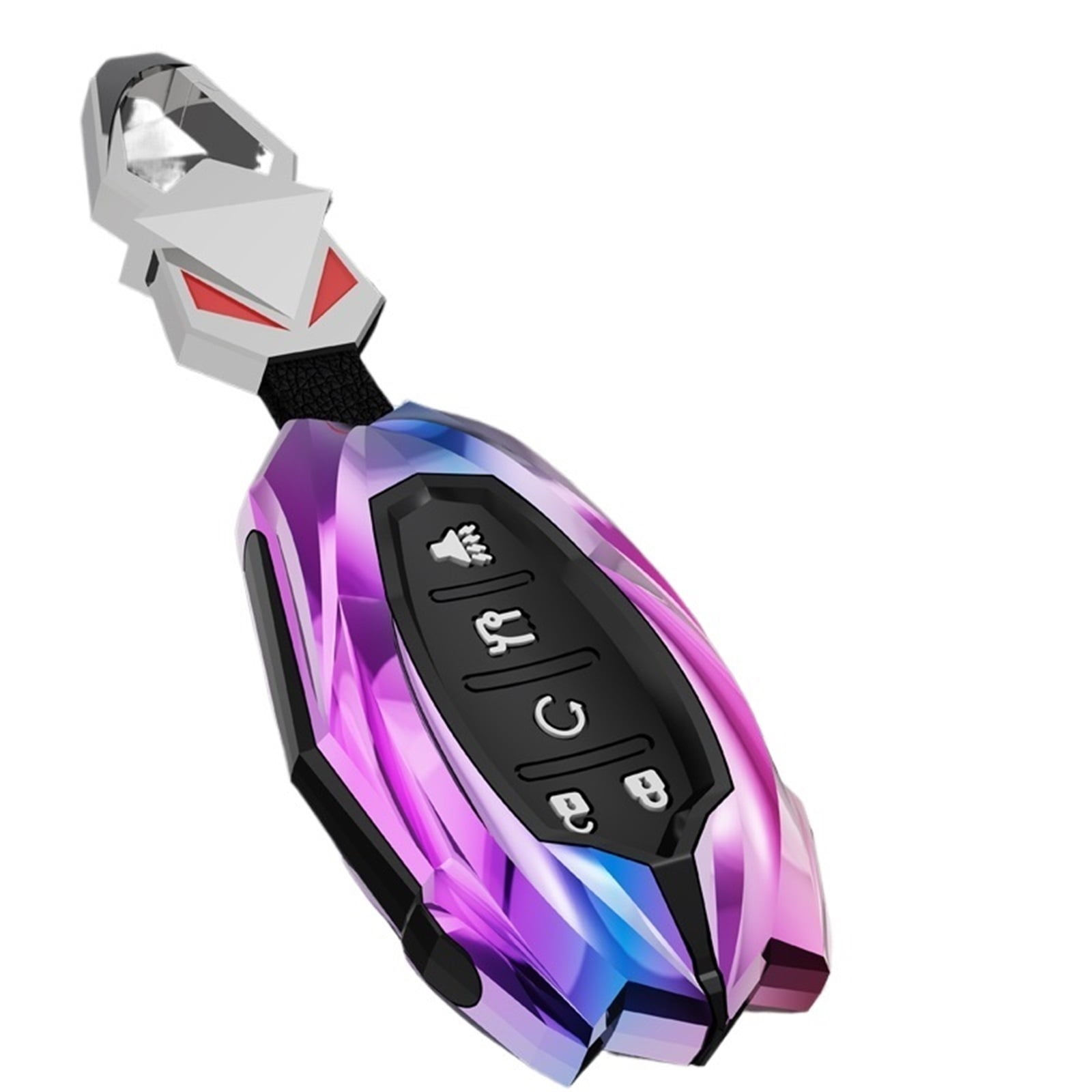 XIEZHID 4 5 Buttons Zinc Alloy Car Key Case Cover Fob Fit For Chevrolet ...