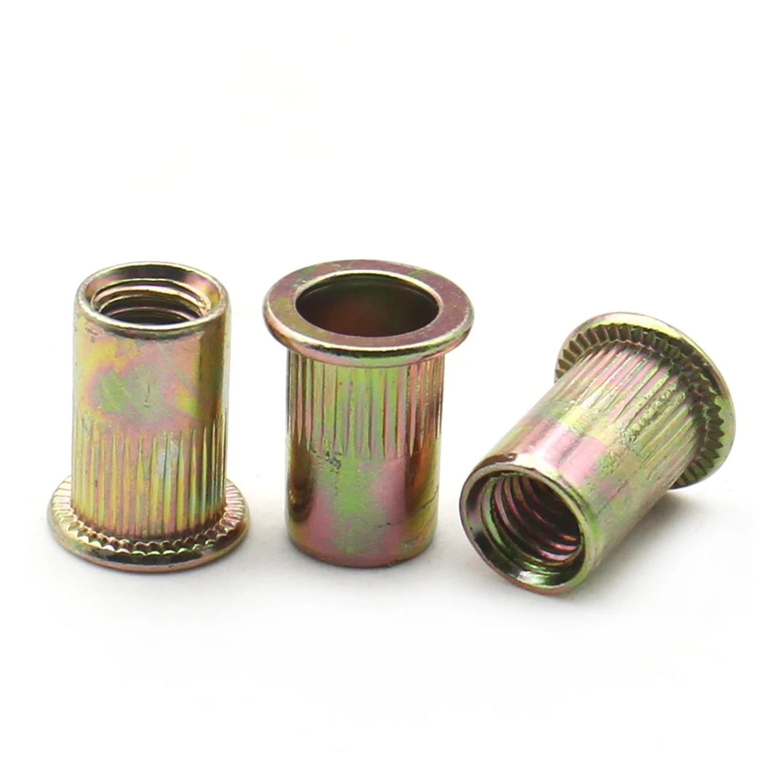 XIEZHID 5-50pcs M3 M4 M5 M6 M8 M10 M12 Blind Rivet Nut Stainless Steel Rivnut Zinc Plated ...