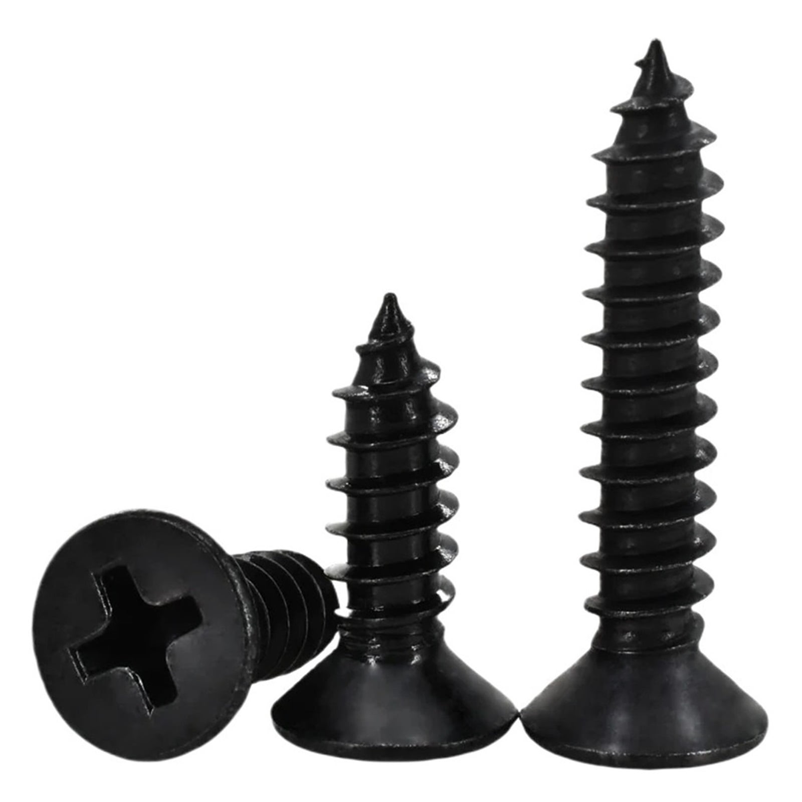 XIEZHID M1 M2 M3 M4 M5 Black Phillips Self Tapping Screw Cross ...