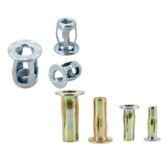 XIEZHID M3-M12 Jack Nuts Slotted Petal Shape Metal Nut Molly Flat ...
