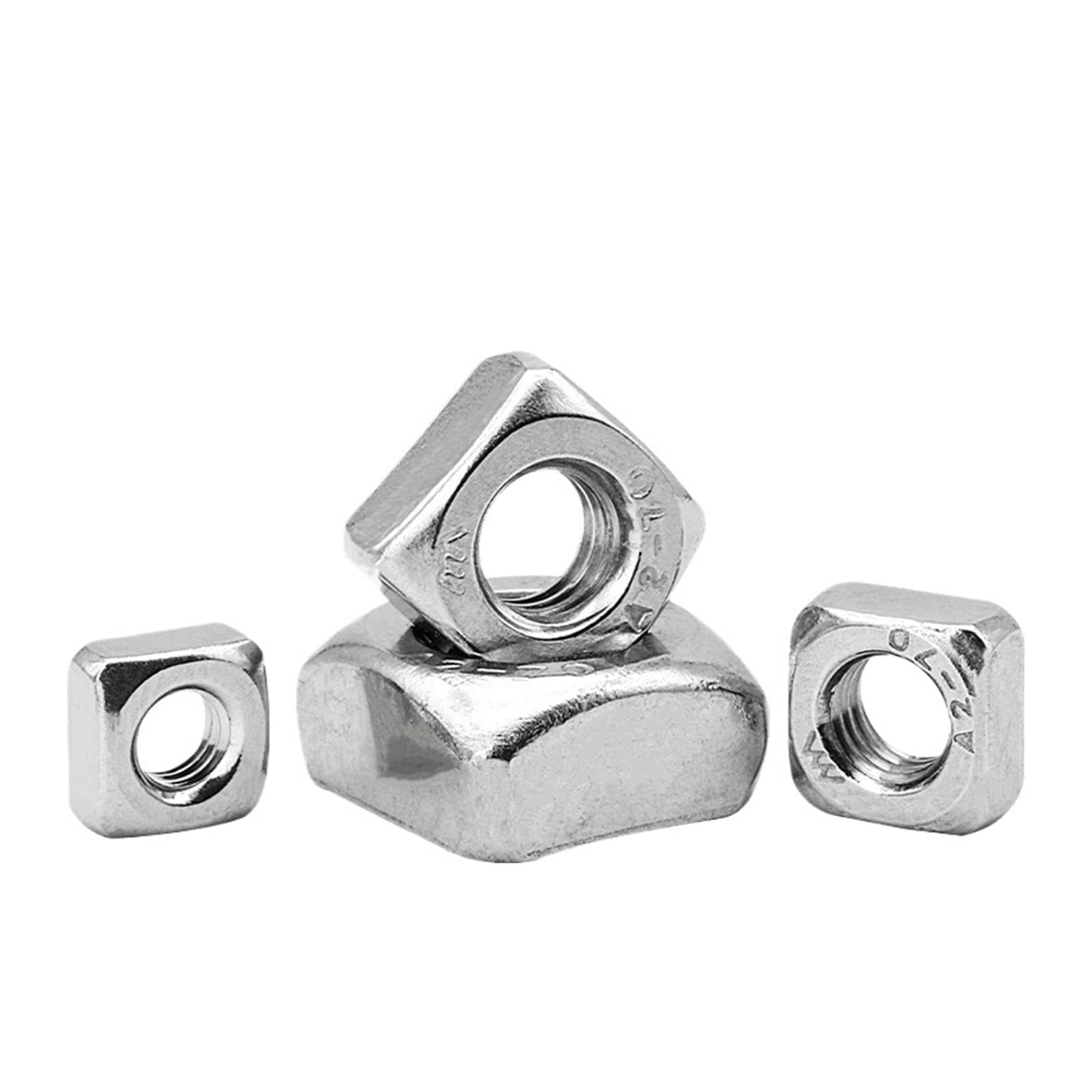 XIEZHID Metric Square Nuts M3 M4 M5 M6 M8 M10 Stainless Steel Standrad ...