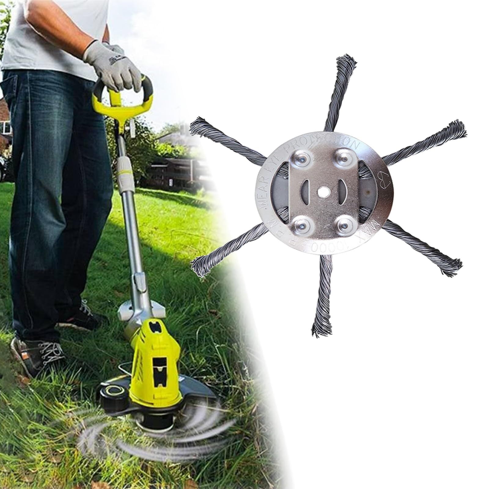 XIEzd String Trimmer Replacement Head, , 6Inch Universal Brush Cutter ...