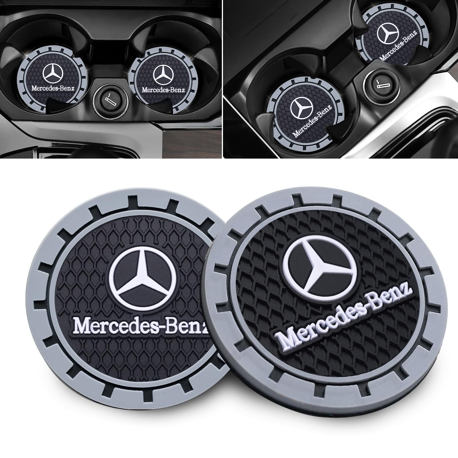 XIGRALUCK Car Cup Coaster SSF20 Compatible with Mercedes Benz A-Class C ...