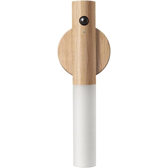 XIHAMA 1Pc Wooden Motion Sensor Night Lights, Magnetic Hallway ...