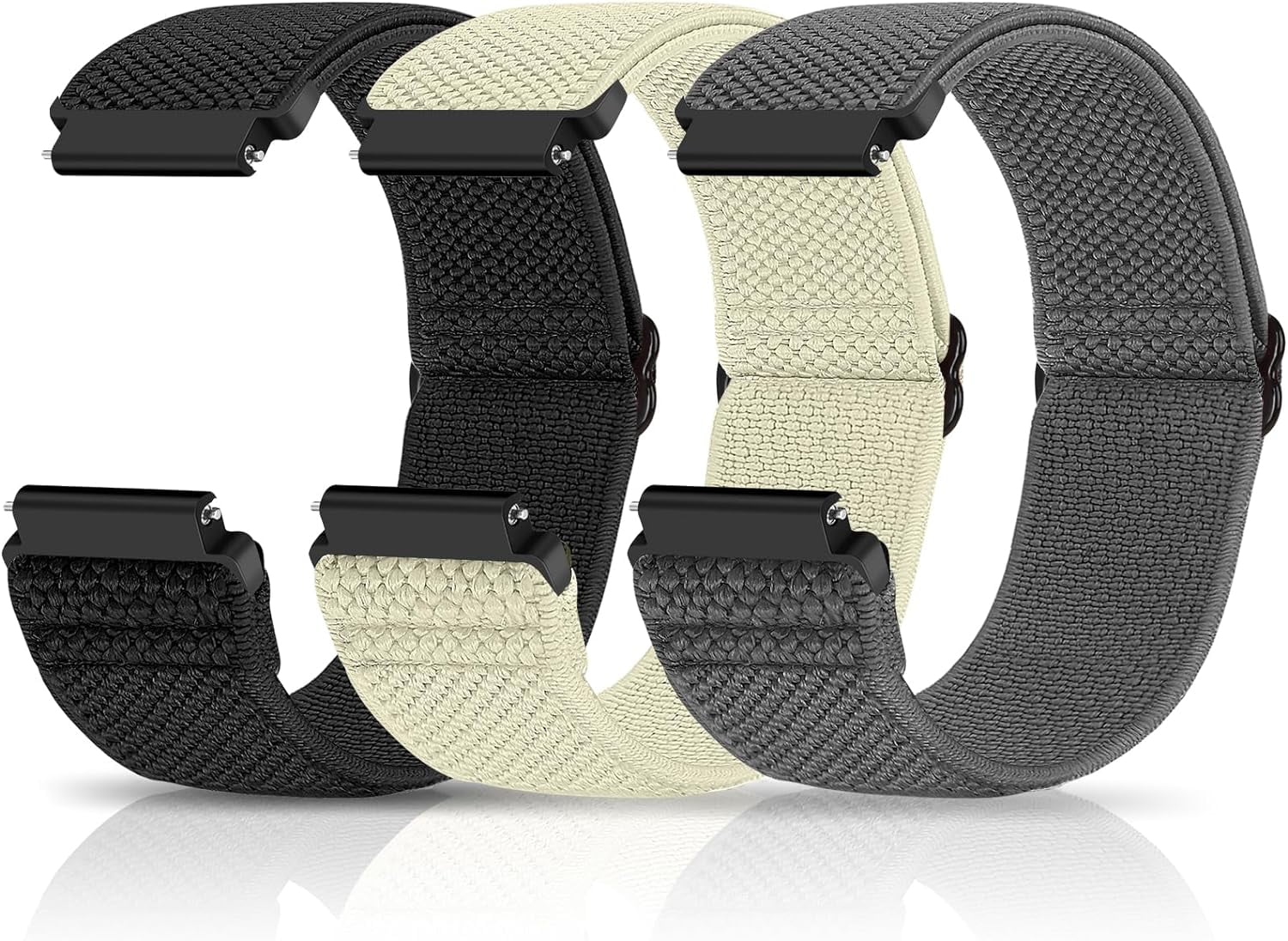 XIHAMA 3 Pack Compatible with 18mm 19mm 20mm 22mm Watch Bands Quick ...
