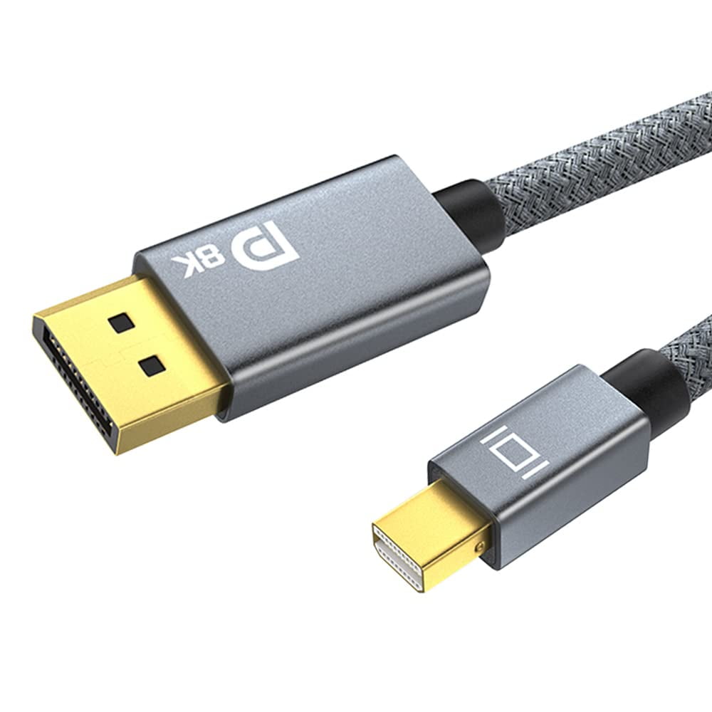 XIHAMA 8K Mini DisplayPort to Displayport 1.4 Cable 6.6Ft, Thunderbolt ...