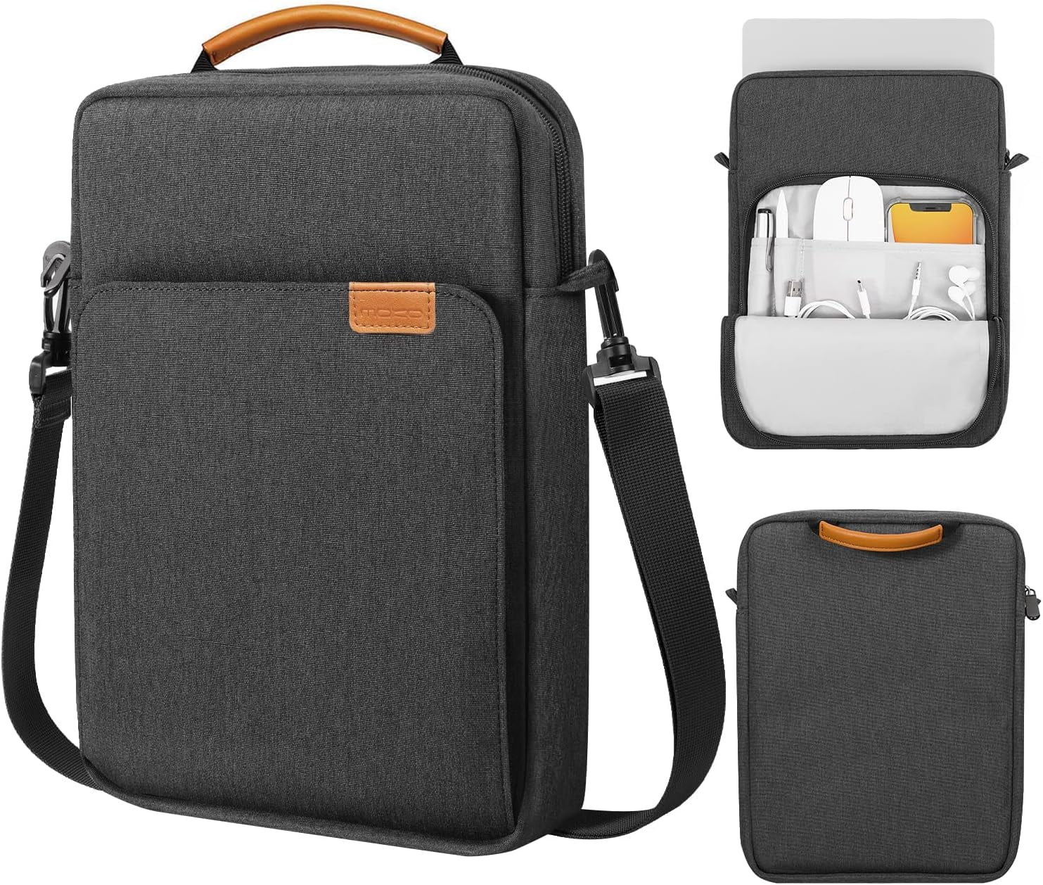 XIHAMA 9-13 Inch Tablet Sleeve Bag Handle Carrying Case with Shoulder ...