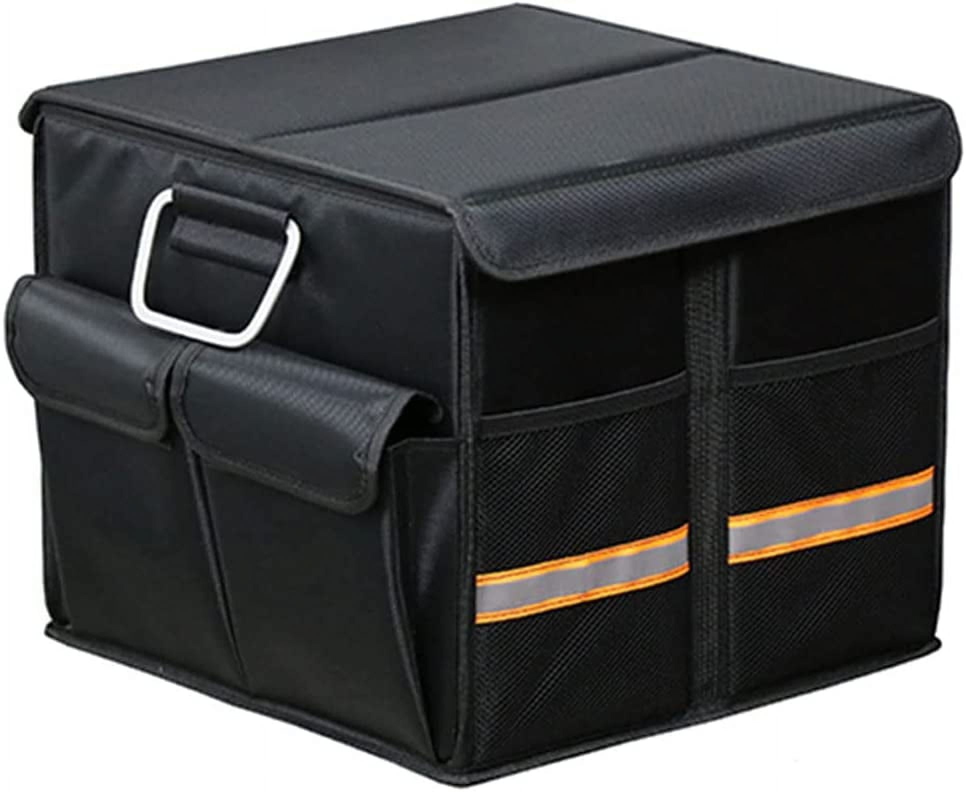 XIHAMA Car Trunk Organizer with Lid, Collapsible Car Trunk Storage ...