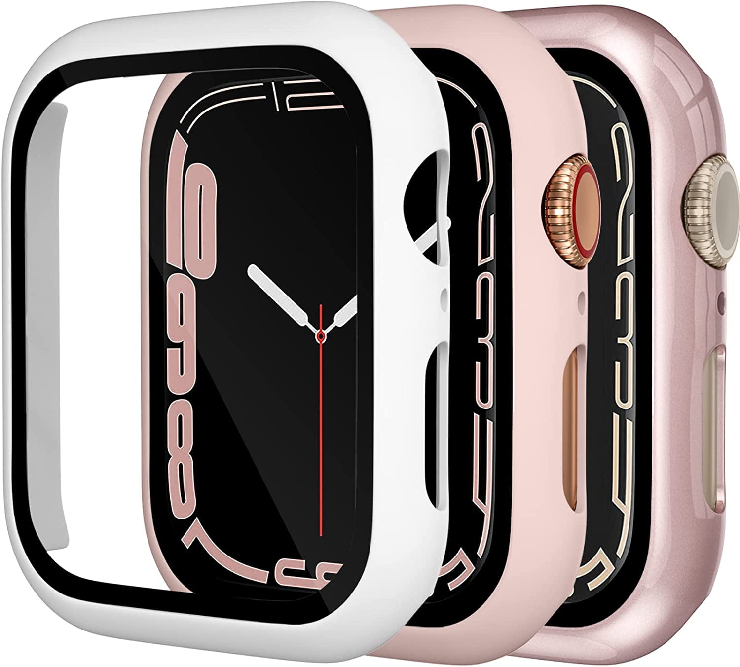 XIHAMA Compatible with Apple Watch Case 44mm iWatch SE Series 6 5 4 ...