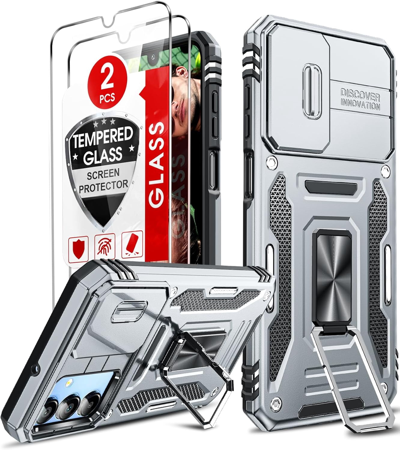 XIHAMA for Galaxy A15-5G Phone Case: Galaxy A15 5G Screen Protector ...
