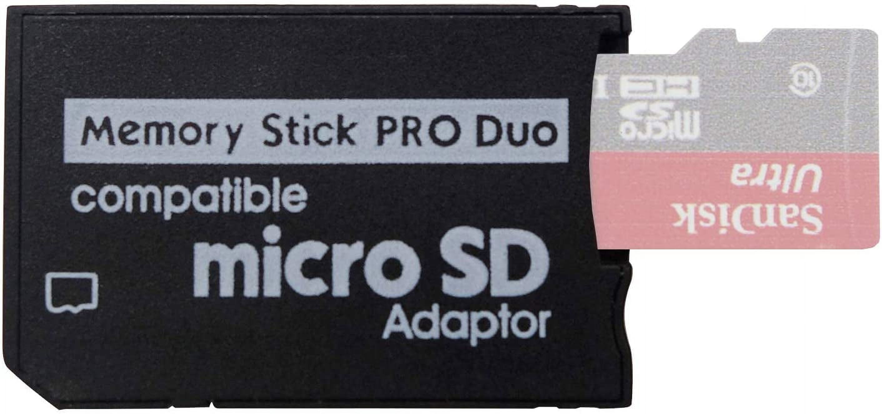 XIHAMA Micro SD to Memory Stick PRO Duo Adapter, 3 Pack, PSP and Sony ...