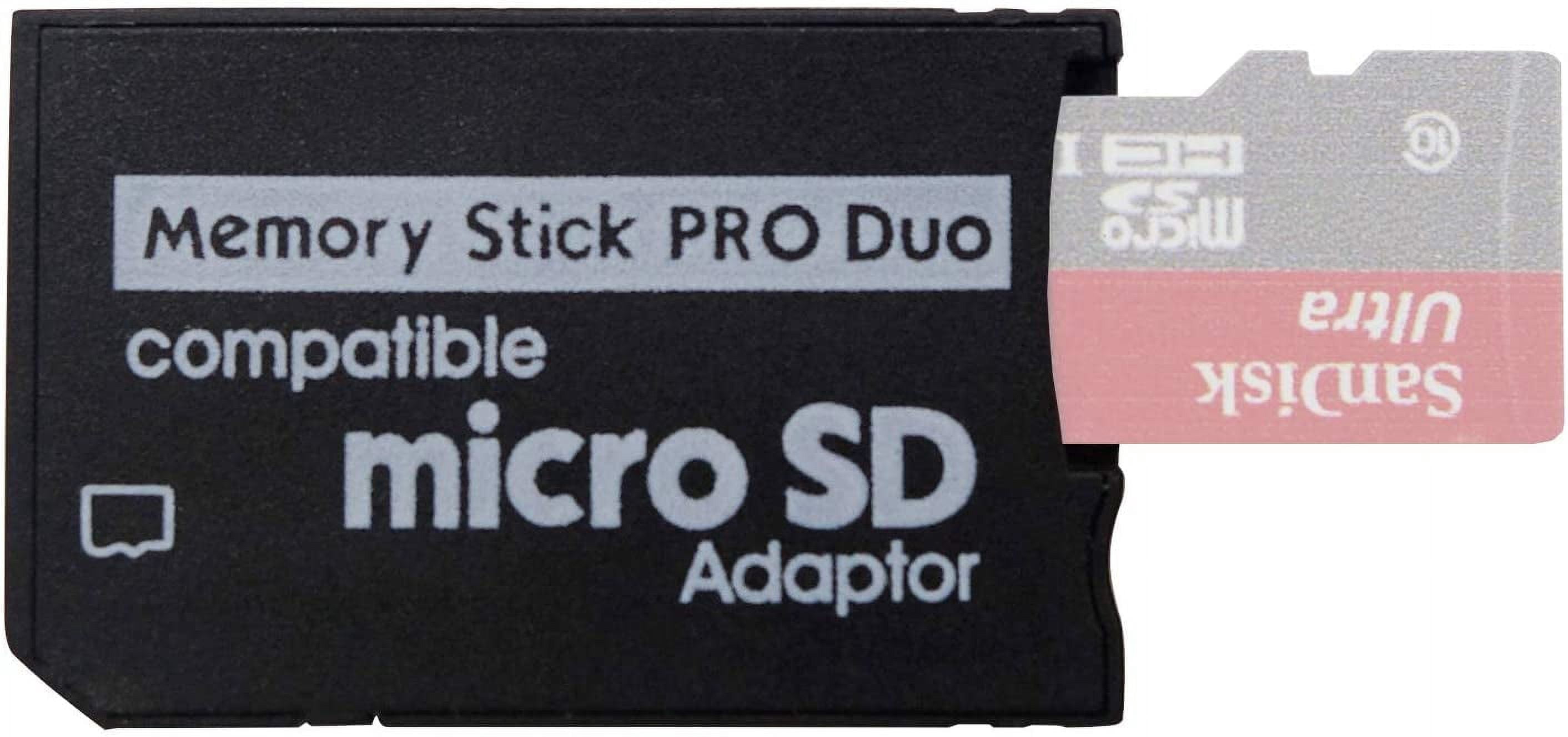 XIHAMA Micro SD to Memory Stick PRO Duo Memory Card Adapter, 4 Count ...