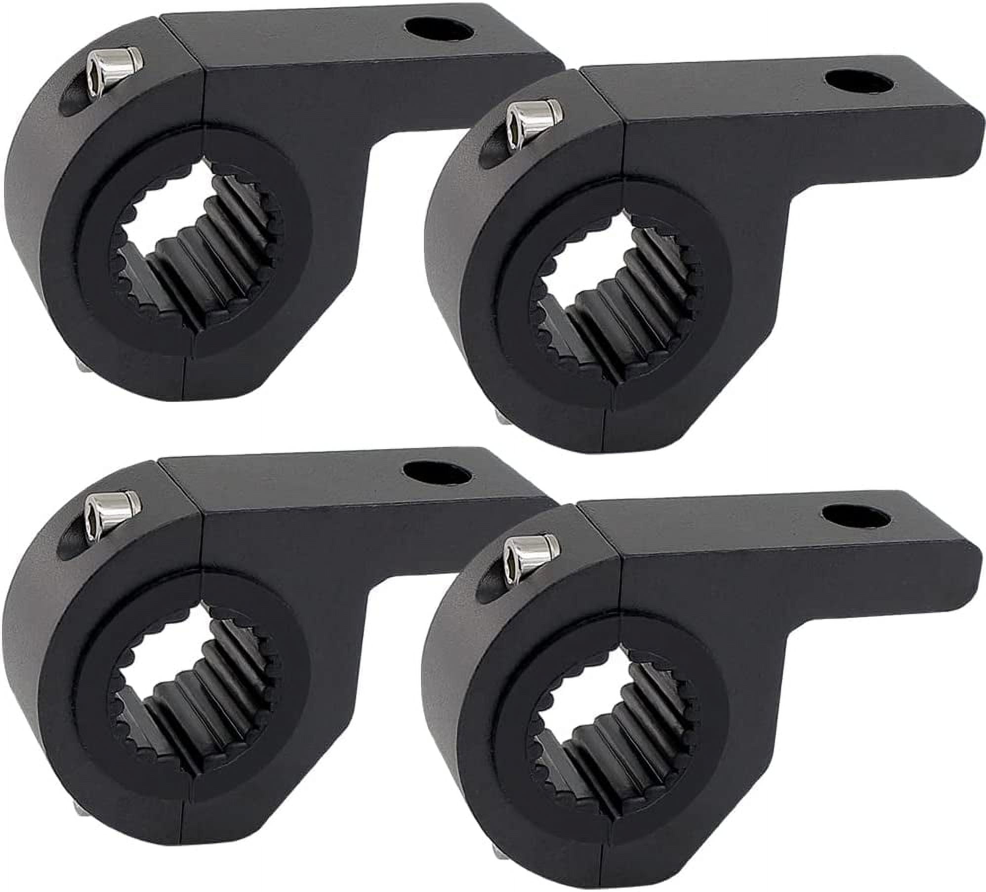 XIHAMA Motorcycle Mounting Bracket 4Pcs 0.75" 1" 1.25" Horizontal Bull ...