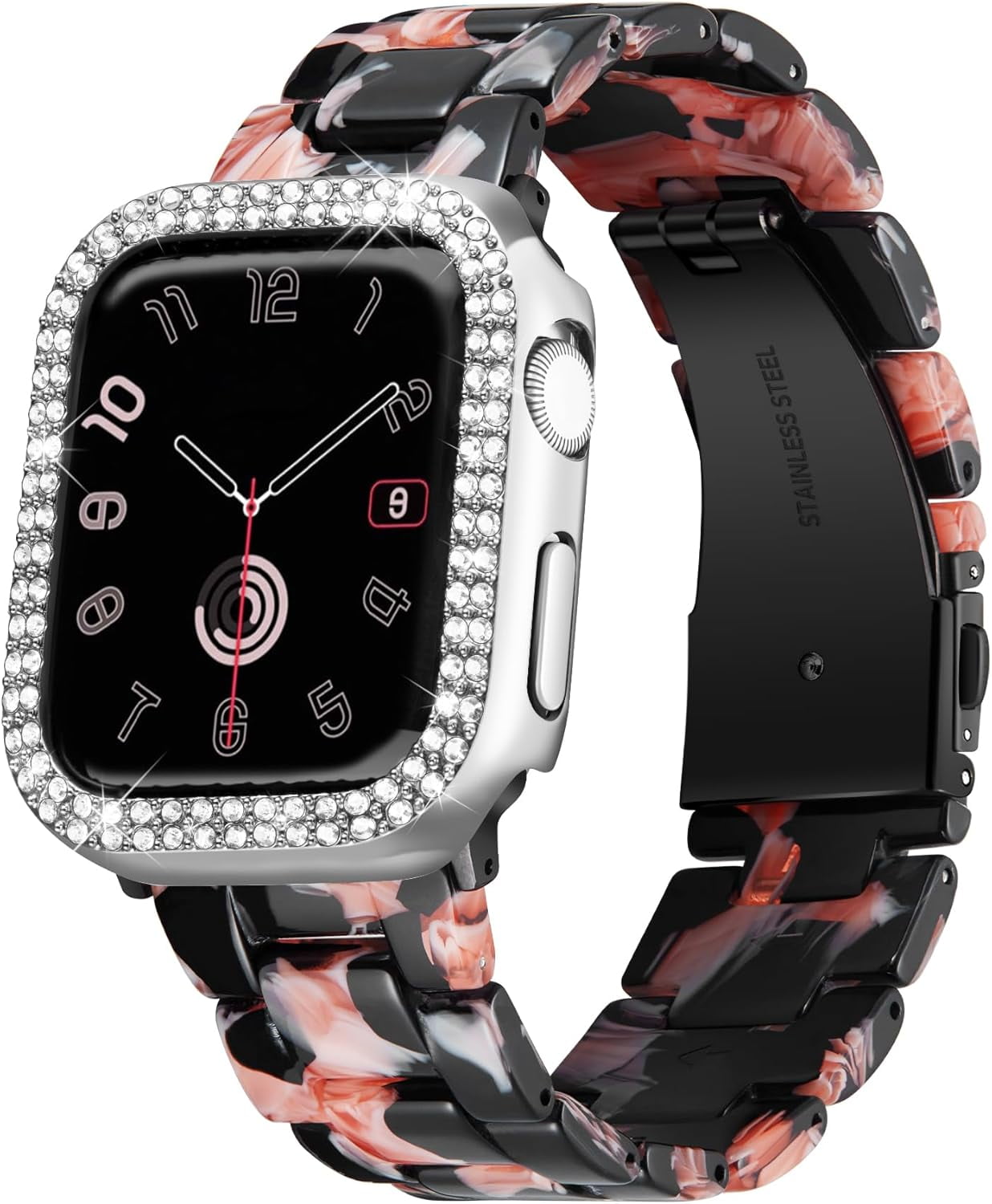 XIHAMA Resin Watch Bands for Apple Watch Band 40mm 41mm 44mm 45mm ...