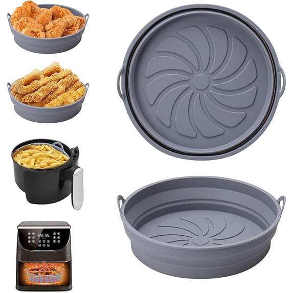 XIHAMA Silicone air fryer liner - 2 pieces, heat-resistant accessory ...