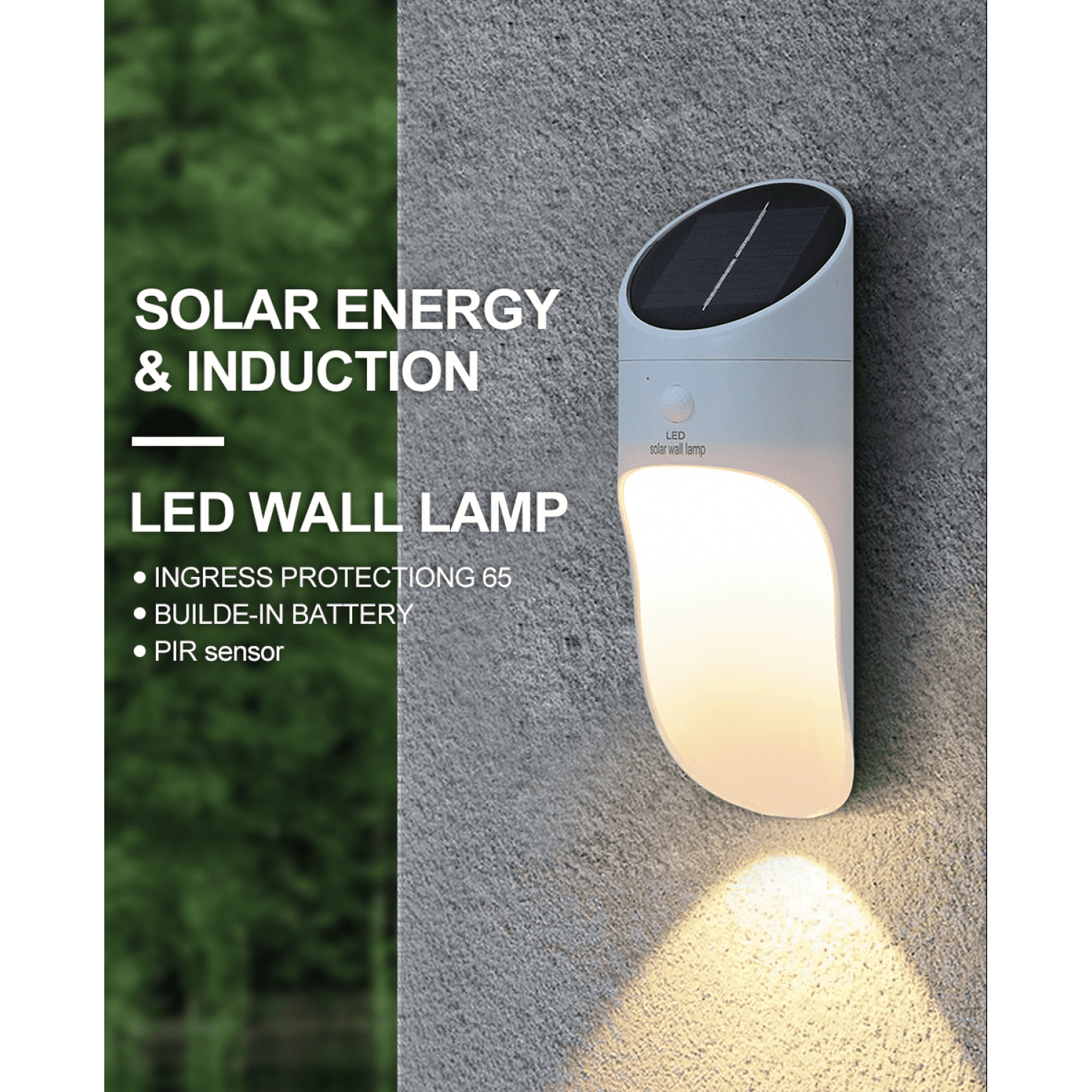 XIHAMA-Solar Wall Lanterns Outdoor, Wireless Dusk to Dawn Motion Sensor ...