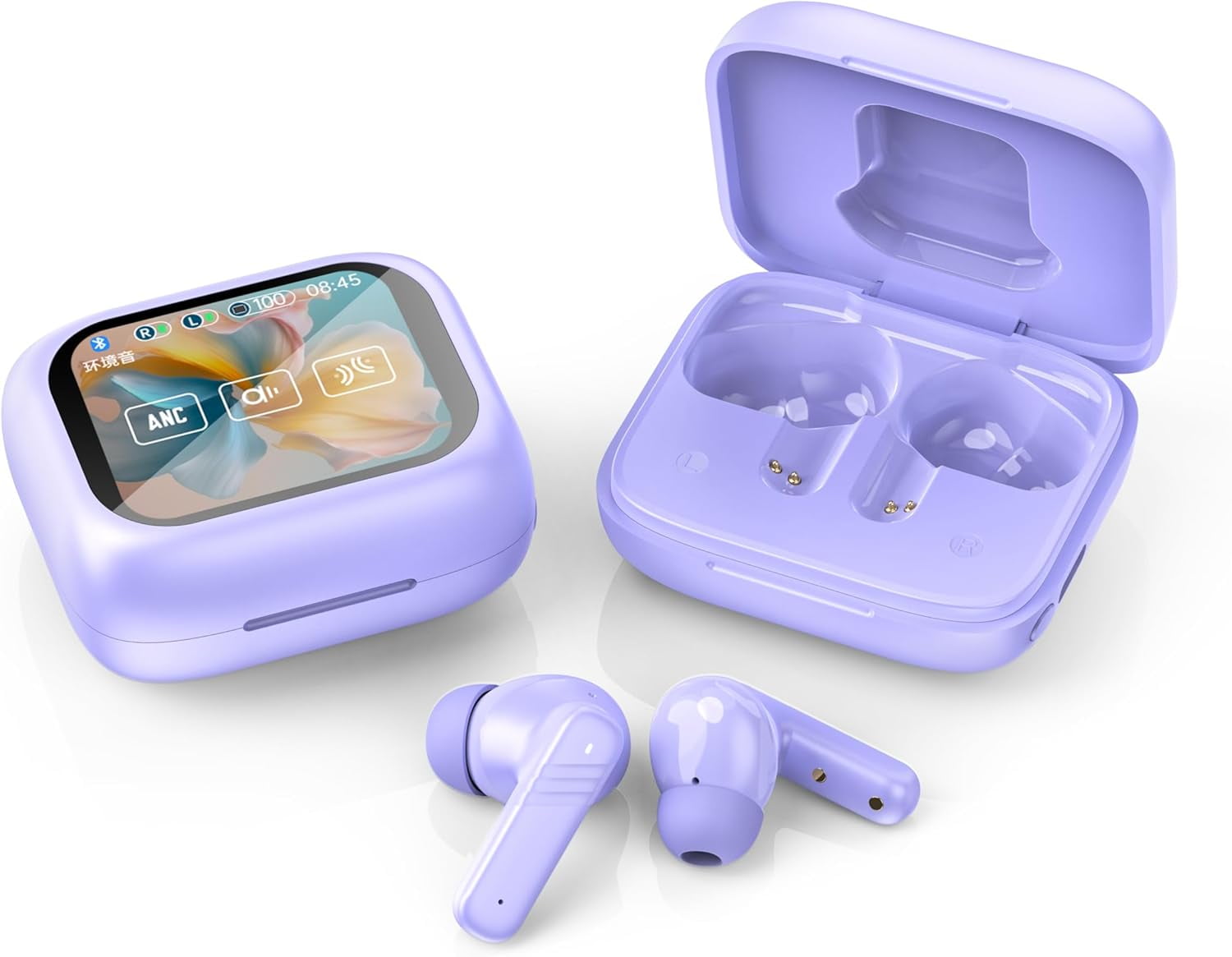 XIHAMA Touch screen earbuds Wireless Earbuds - Active Noise Cancelling ...