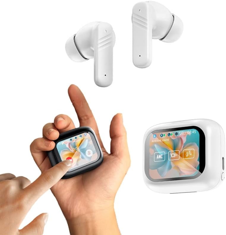 XIHAMA Touch screen earbuds Wireless Earbuds - Active Noise Cancelling ...