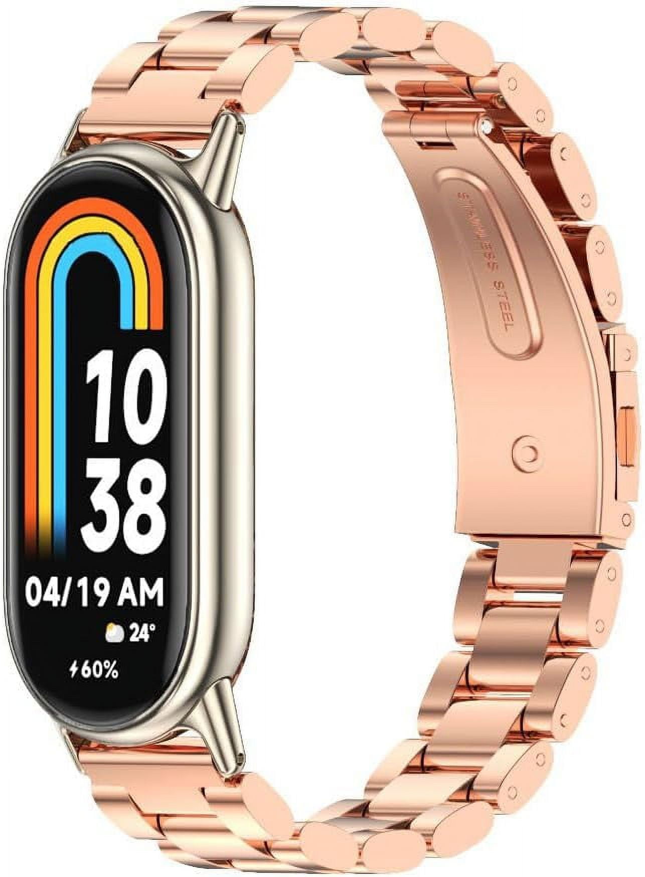 XIHAMA For Xiaomi Mi Band 8 Bands / Mi Band 9 Bands, Luxury Stainless ...